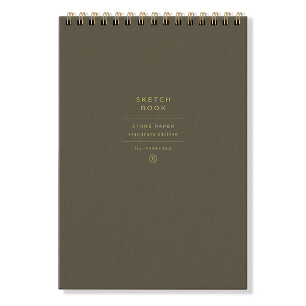 Standard Olive Stone Paper Sketch Pad – Fringe Studio