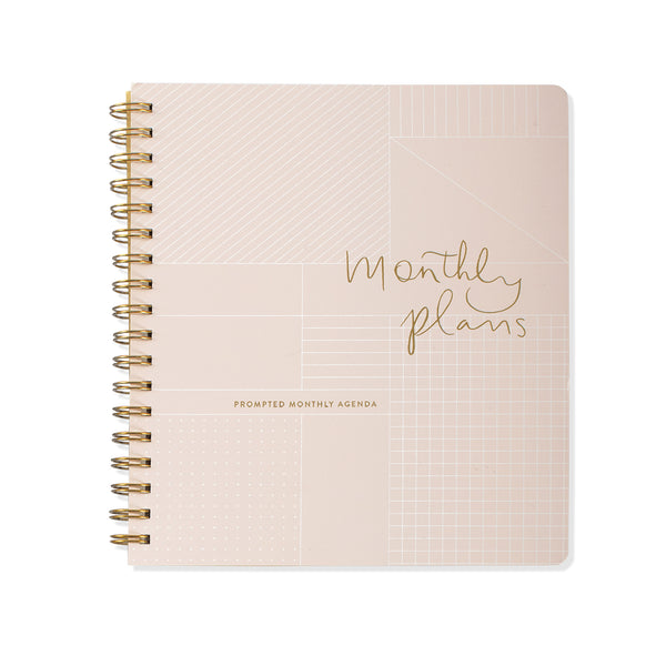 Monthly Grid Plans Non-Dated Monthly Planner – Fringe Studio